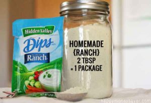 Homemade Hidden Valley Ranch Mix {With A Surprise Ingredient }