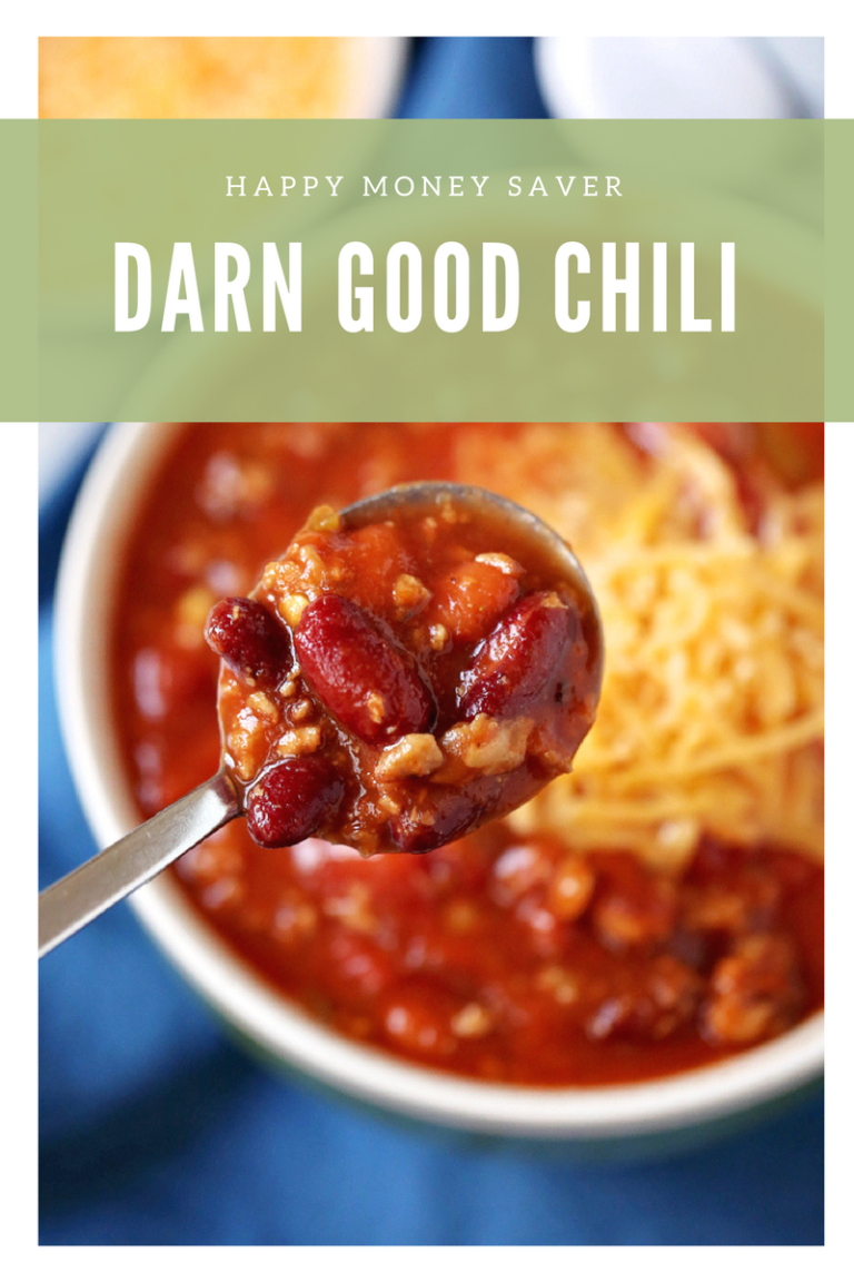 Darn Good Chili Recipe {Crock pot & Freezer Meal}