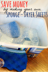 Unlimited Dryer Sheets with just 4 Household Ingredients