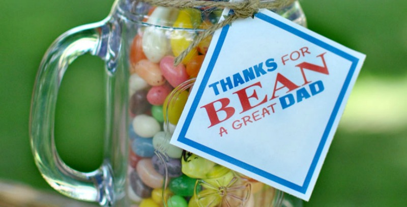 Father's Day Beans Gift Idea with Free Printable