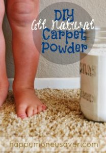 Homemade Carpet Powder Recipe {All Natural}