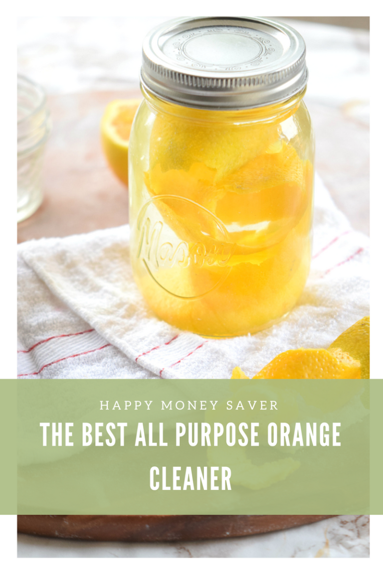 Homemade All Purpose Orange Cleaner | Thrifty Tip | Happy Money Saver