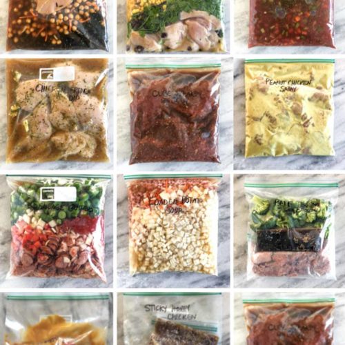 Make Ahead Freezer Meals for a month