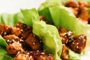 Sesame Chicken Lettuce Wraps | Happy Money Saver