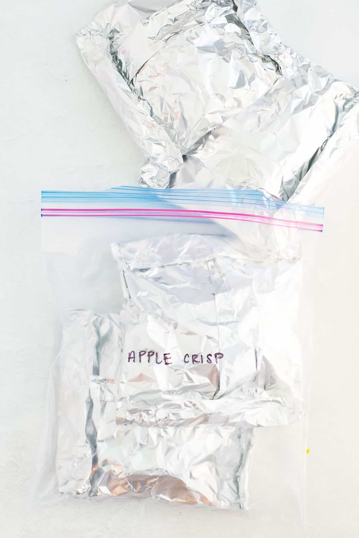 Campfire Apple Crisp Foil Packets - Happy Money Saver