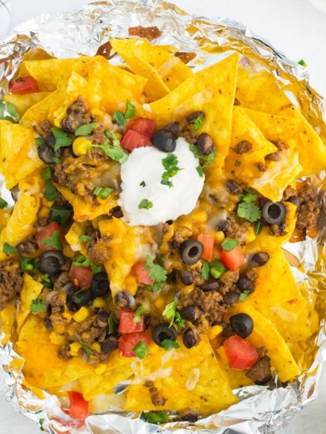 Foil Packet Campfire Nachos - Happy Money Saver