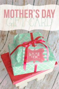 Free Printable Mother's Day Card (or Gift Tag!) | Happy Money Saver