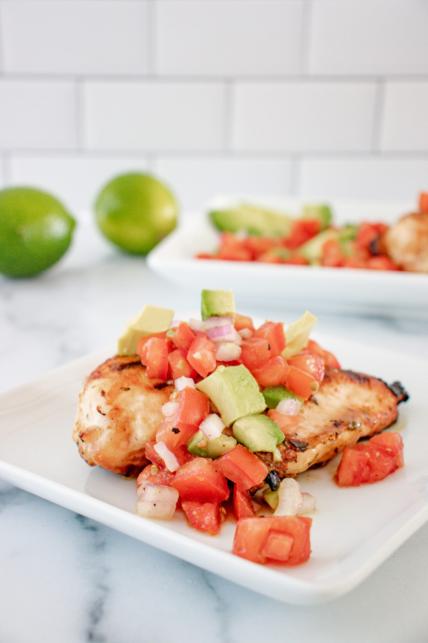 Lime Cilantro Chicken with Avocado Salsa - Happy Money Saver