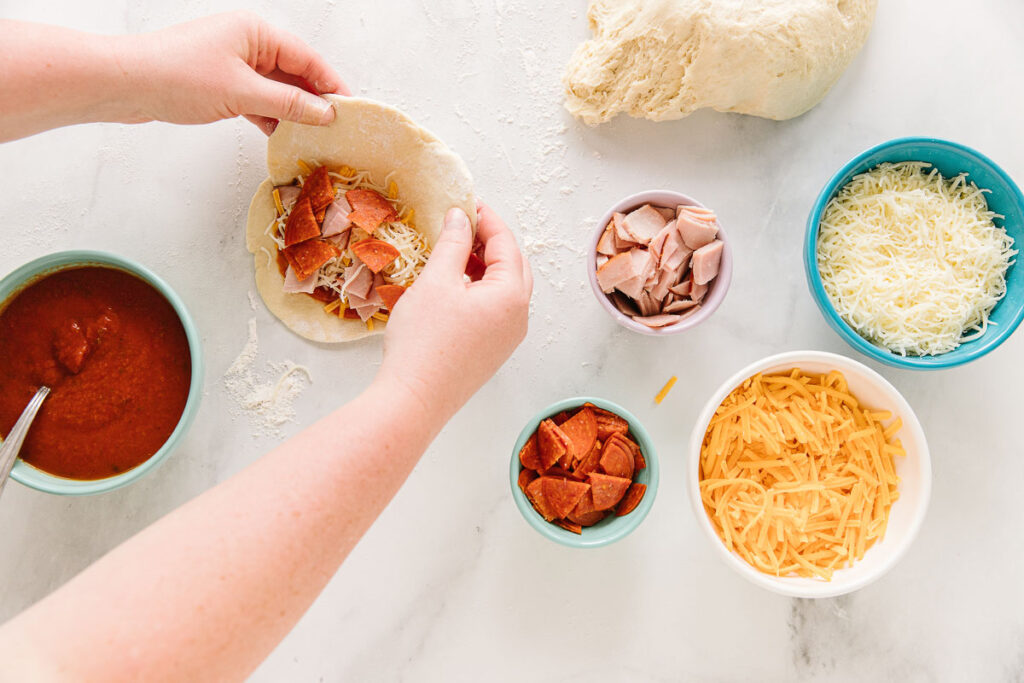 The BEST Homemade Hot Pockets {Freezer Meal}