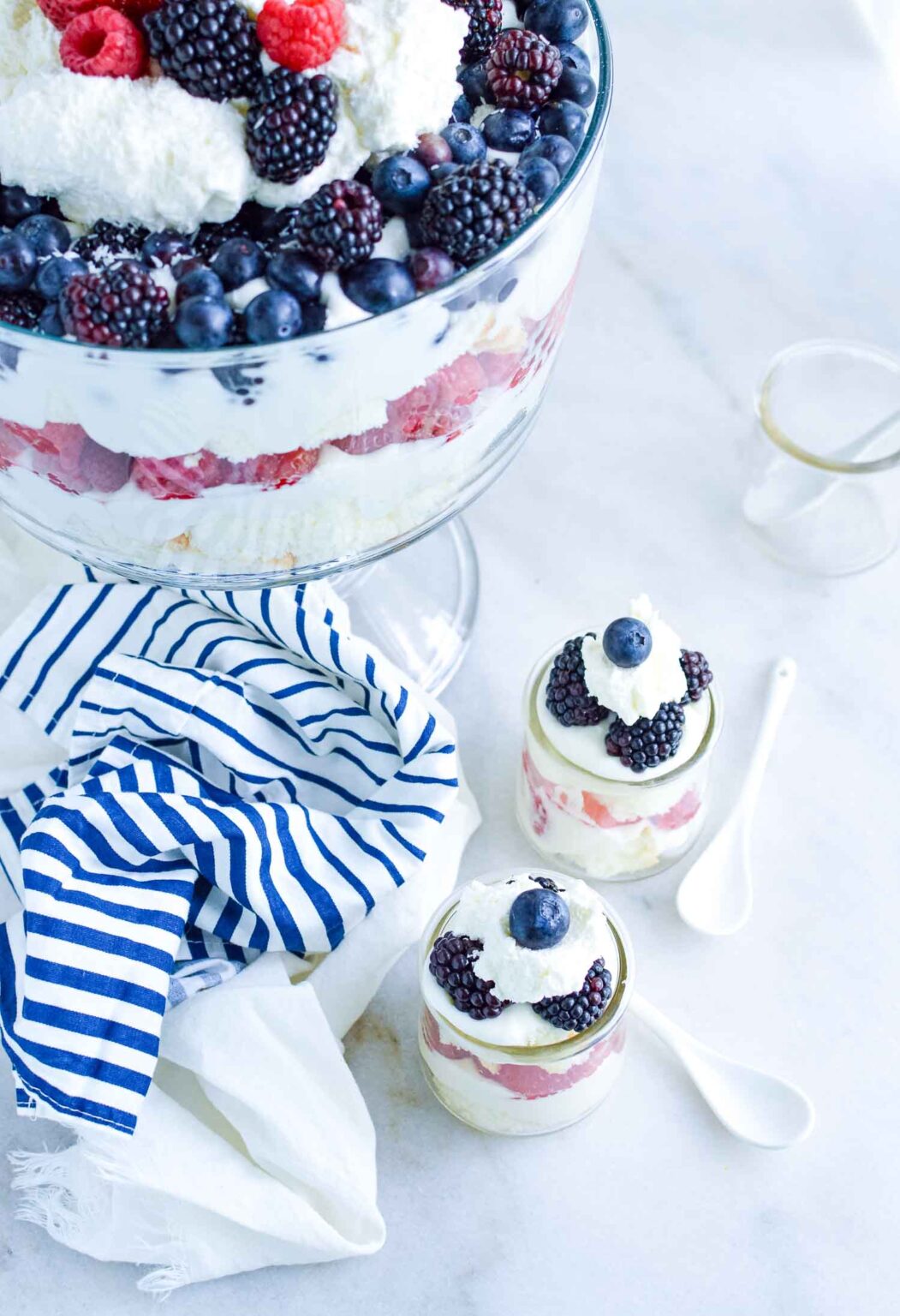 Coconut Berry Trifle Dessert Recipe - Happy Money Saver