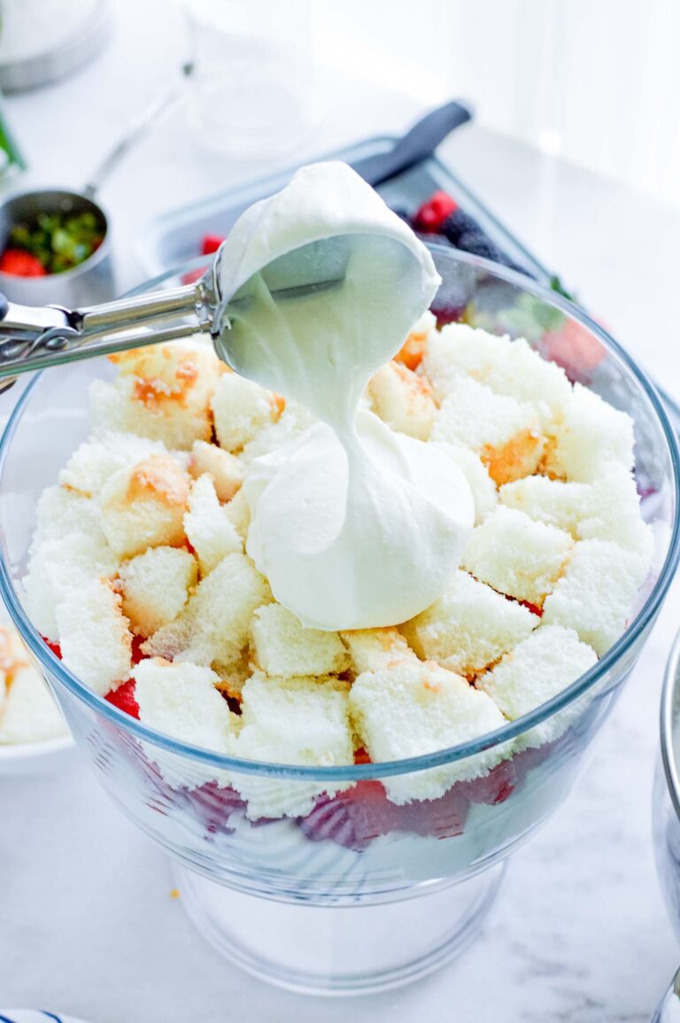 Coconut Berry Trifle Dessert Recipe - Happy Money Saver