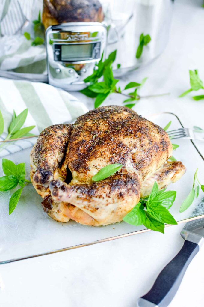 Slow Cooker Roast Chicken - Happy Money Saver