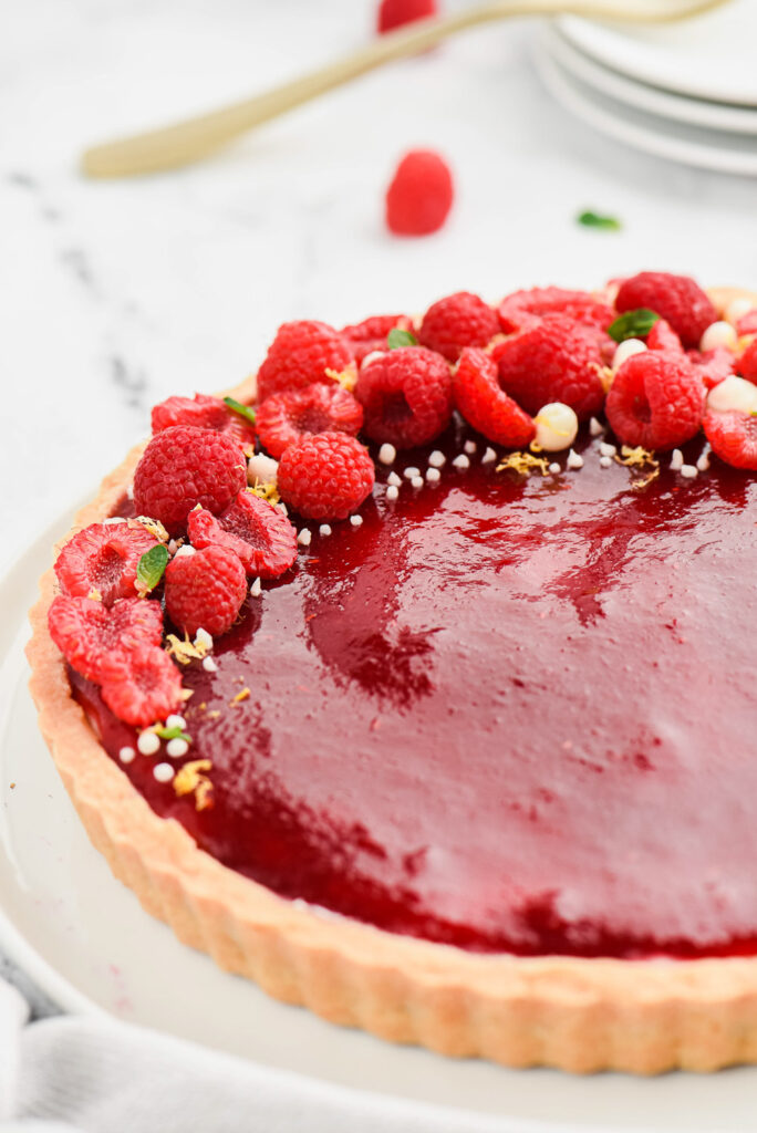 Fresh Raspberry Tart - Happy Money Saver