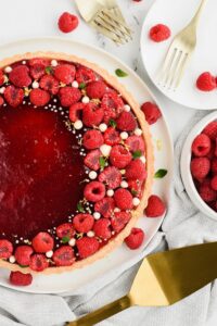 Fresh Raspberry Tart - Happy Money Saver