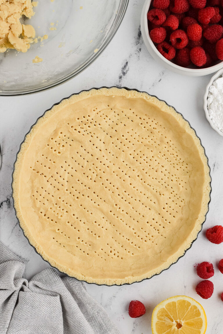 Fresh Raspberry Tart - Happy Money Saver